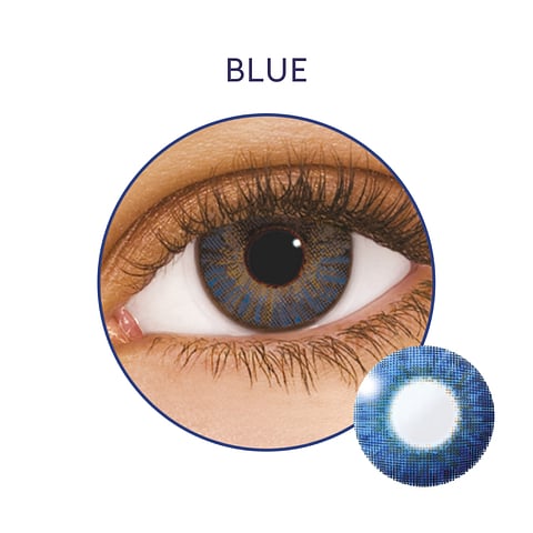Air Optix Colors Contact Lens Blue Powered 2 Lens Box – LensKandy